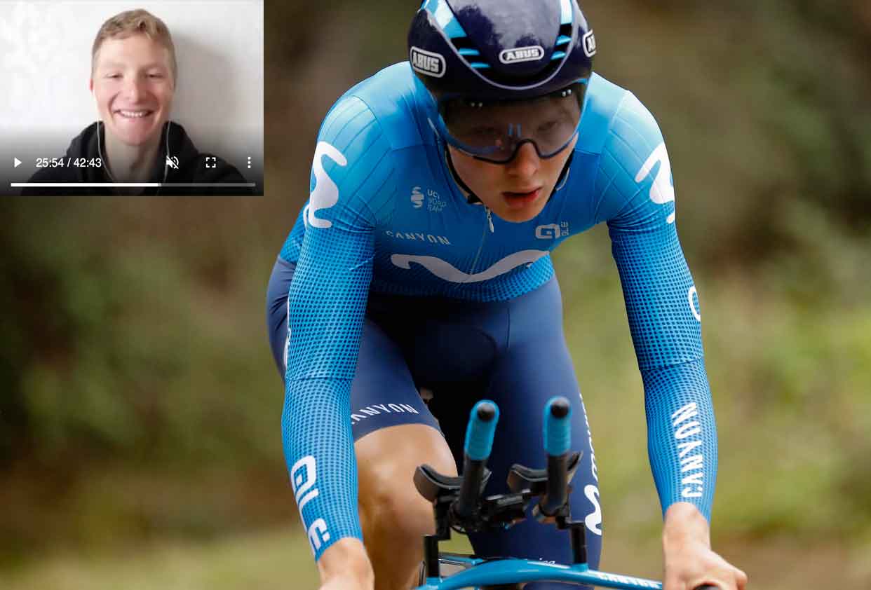 Insta-Interview: Juri Hollmann über seine Neo-Saison beim Team Movistar ...