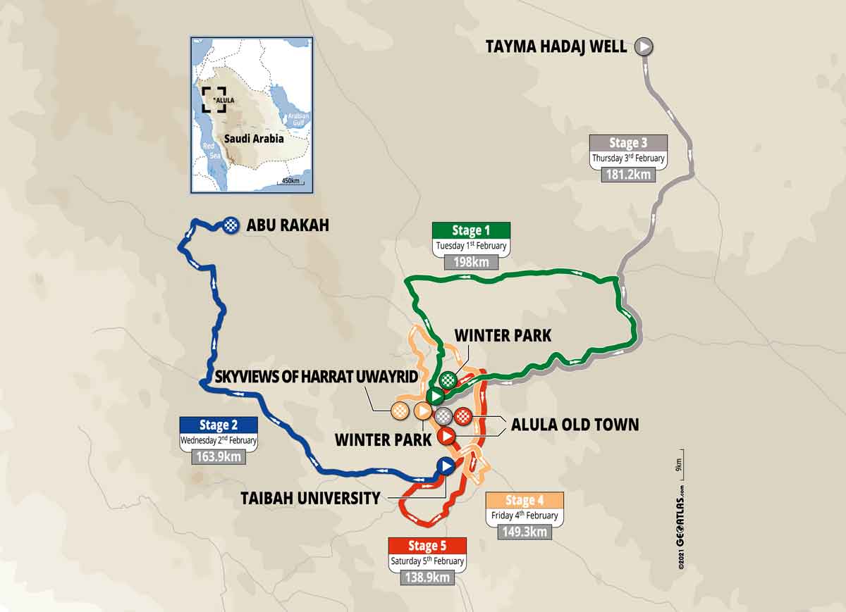 Saudi Tour 2022: Etappen, Strecke, Profile, Favoriten - Seite 2 von 5 ...