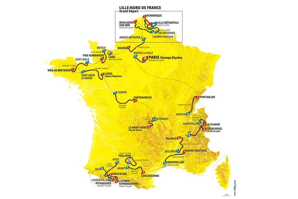 Podcast: #TDF2025 Strecken-Analyse — der Parcours der Tour de France ...