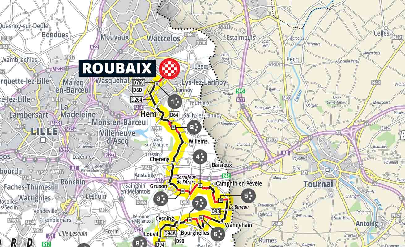 Strecke, Sektoren, Favoriten – Vorschau auf Paris-Roubaix 2025 ...