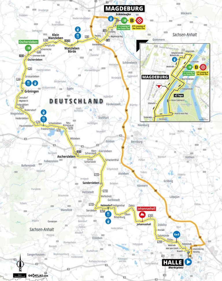 Vorschau auf die 4. Etappe der Lidl Deutschland Tour 2025 – Finale in ...